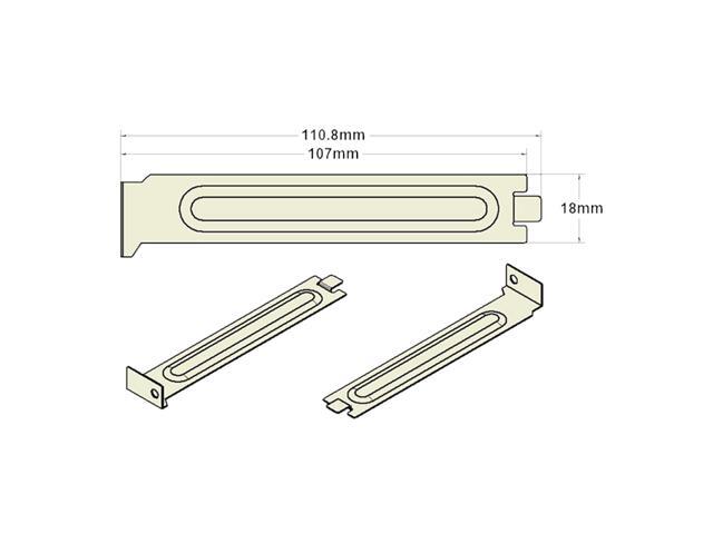 5pcs Black PCI Slot Cover Dust Filter Blanking Plate with Screws,Mesh ...