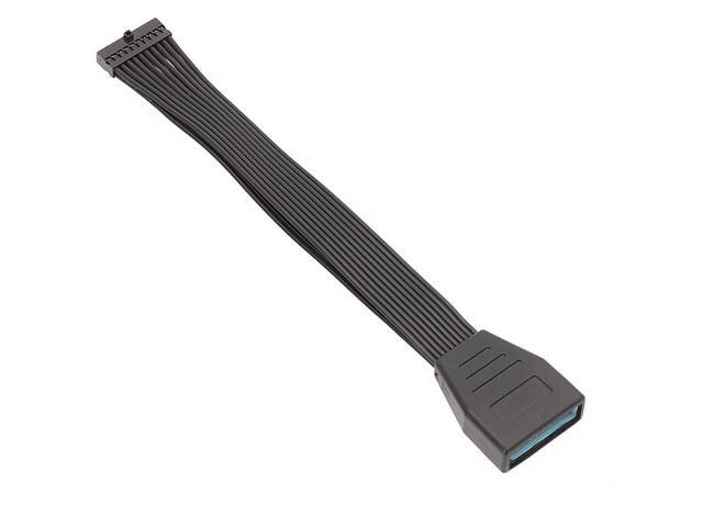 Low Profile Header USB 3.0 19/20 Pin Internal Extension Male to Female ...