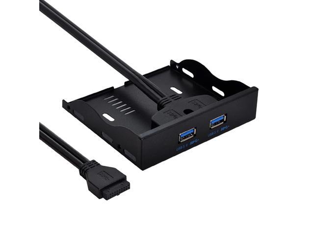 4 Ports USB 3.0 Expansion Card with 3.5-inch Front Panel, PCIe Express ...