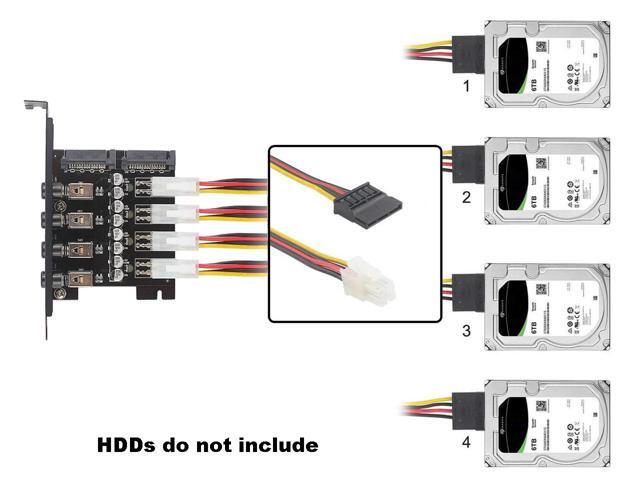SATA Power Switch Module for 2.5 inch/3.5 inch HDD/SSD, Hard Drive Disk ...