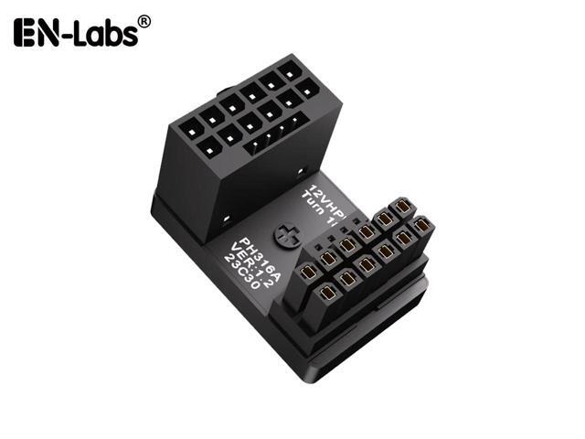 12VHPWR 180 Degree Angled Power Adapter,Aluminum ATX 3.0 16 Pin PCIe 5. ...