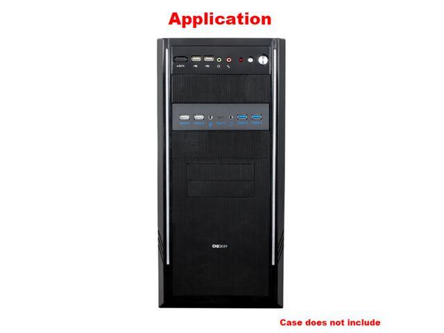 5.25 Inch Front Panel 5 Ports USB Hub w/ HD Audio Output Port ...