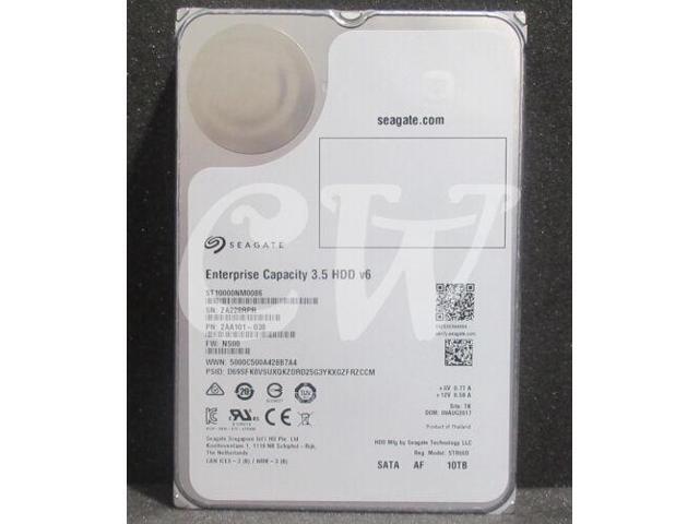 ST10000NM0086 Seagate 10TB 7200RPM 6Gbps 3.5" SATA HDD Hard Drive FW ...