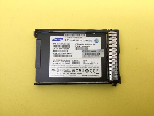 Used - Acceptable: 756636-B21 HP 240GB 6G SATA VE SFF 2.5-IN SC ENT SSD ...