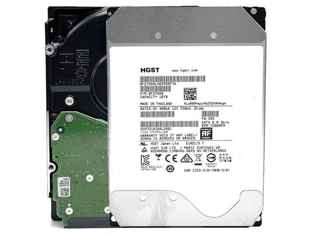 HGST Ultrastar HE10 HUH721010ALE601 10TB SATA 6Gb/s 7200RPM 3.5 ...