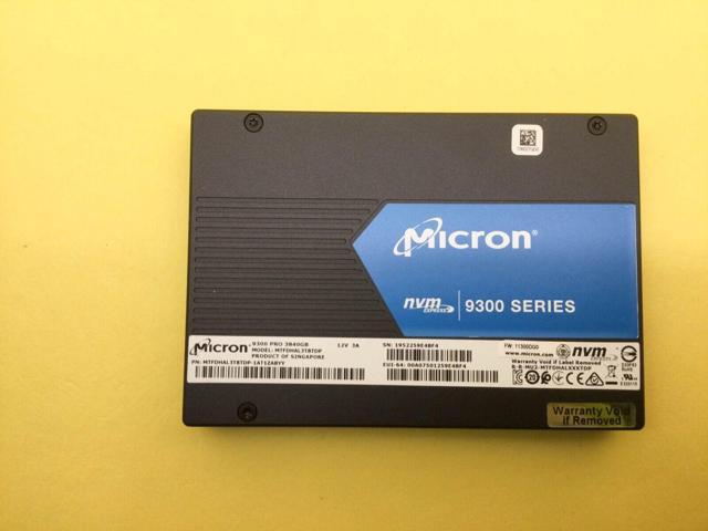 Refurbished: MICRON 9300 PRO 3.84TB PCIe NVME U.2 2.5'' SSD ...