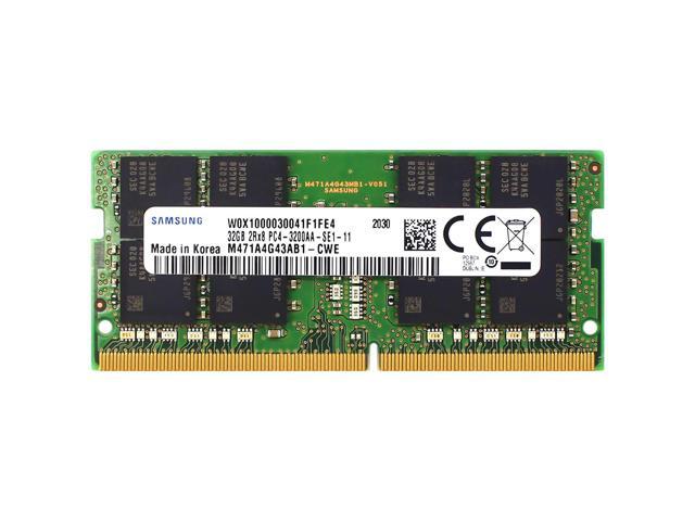 Samsung 32GB DDR4 SODIMM 3200 MHz PC4-25600 Laptop Memory RAM (M471A4G43AB1-CWE) - Newegg.com