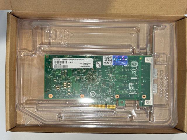 Refurbished: Intel I350F2BLK Dual Port with Yotta Mark 1G SFP+ Ethernet ...