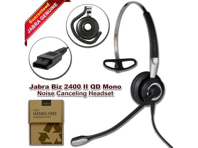 Jabra 2400 II USB Mono CC Headset Black Noise-Canceling Mic On-Ear ...