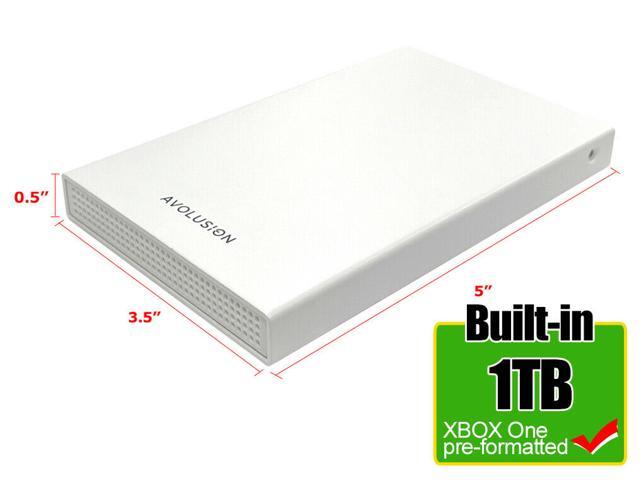 Avolusion 1TB USB 3.0 Portable XBOX One X, S, Gen1 External Gaming Hard ...