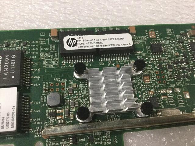 HP 647594-B21 Ethernet 1Gb 4-Port 331T Adapter Card 649871-001 647592 ...