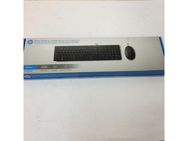 HP Wired 320MK Combo Mouse and Keyboard 9SR36AA#ABA [New] - Newegg.com