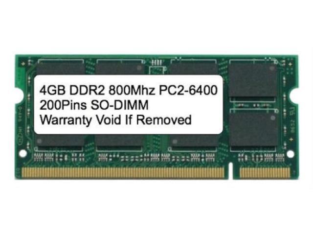 4GB DDR2 800 MHz PC2-6400 Sodimm Memory for IBM Lenovo HP Dell Laptop ...