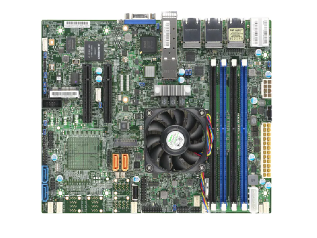 Supermicro X10SDV-12C+-TP8F Motherboard - Embedded Flex ATX MBD, Xeon D ...