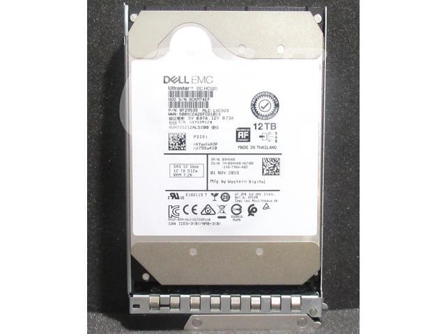 (NOT FOR HOME PC!) 0F29535 Dell EMC 12TB 7.2K 12G 256MB Nearline Hot ...