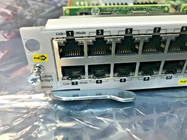 J9986A HPE ARUBA 24 Ports 10/100/1000BASE-T PoE+ V3 ZL2 Module - Newegg.com