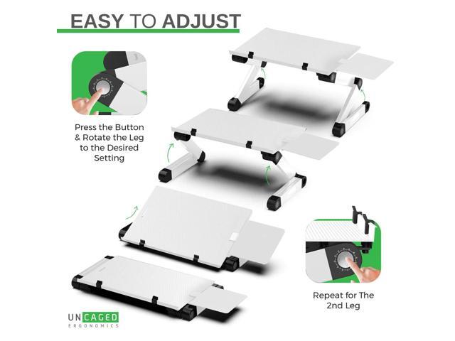 WorkEZ Adjustable Keyboard Stand for Desktop Computer Keyboard Riser ...