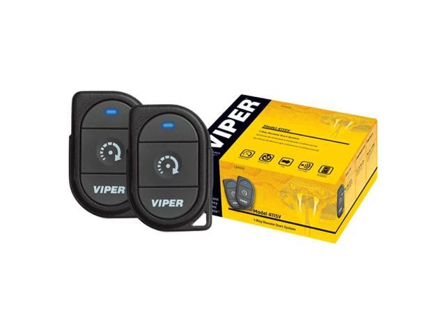 Viper 4115V 1-Way 1-Button Car Alarm Remote Start System with Keyless ...