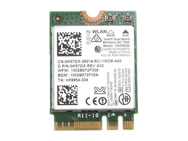 K57GX_UA Intel 7265NGW Dual Band WIRELESS-AC 7265 PCI-E M.2 Wlan BT 4.2 ...