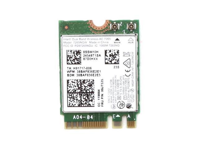 Used - Like New: 7265NGW Intel Dual Band WIRELESS-AC 7265 M.2 Bluetooth ...