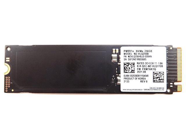 MZ-VLQ256B Samsung PM991A 256GB M.2 2280 Nvme Pcie 3 X4 SSD MZVLQ256HBJD-00BKN M.2 SSD / Solid ...