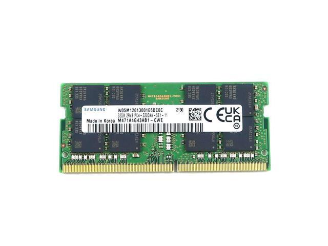 M471A4G43AB1-CWE_UA Samsung 32GB 2RX8 DDR4 PC4-25600 3200MHZ 260-PIN Sodimm Memory M471A4G43AB1 ...