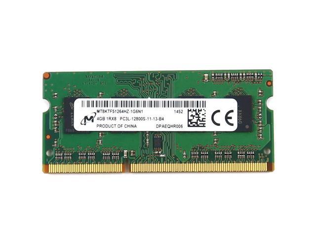 Used - Like New: MT8KTF51264HZ Micron 4GB DDR3 PC3-12800 1600MHZ 204-PIN CL11 Sodimm Memory ...