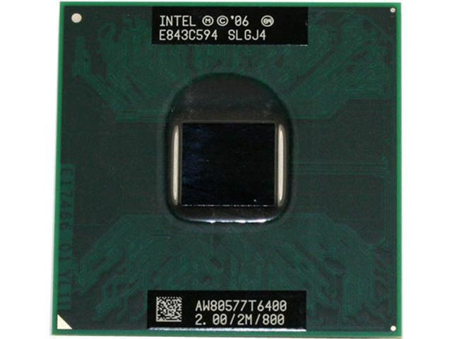 Used - Like New: T6400 Intel Core 2 DUO Mobile 2GHZ Socket PGA478 2 ...