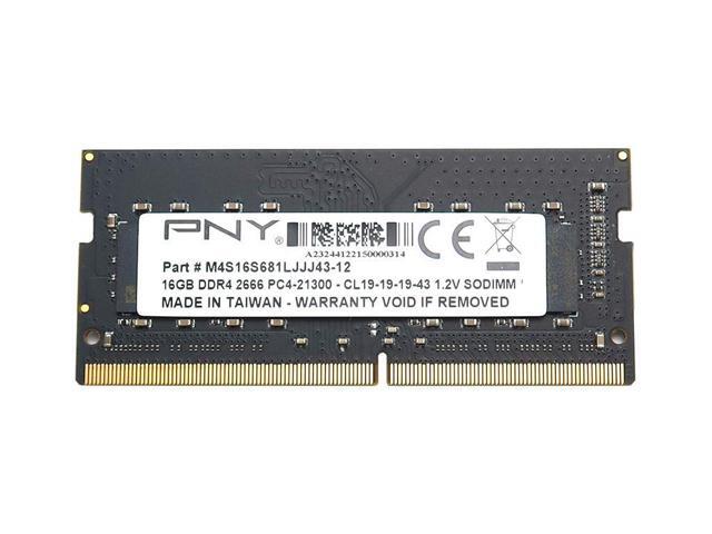 Used - Very Good: PNY 16GB DDR4 Sodimm PC4-21300 2666MHZ 260-PIN CL19 ...