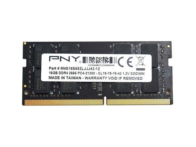 Used - Very Good: PNY 16GB DDR4 Sodimm PC4-21300 2666MHZ 260-PIN CL19 ...