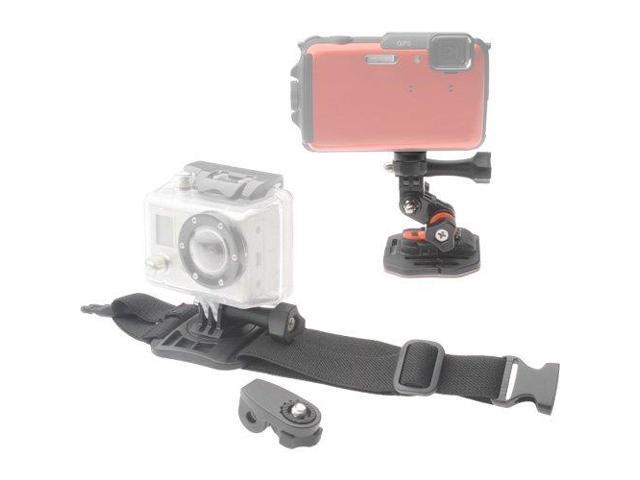 Vivitar Pro Series Curved Helmet & Arm Mounts for GoPro & All Action ...