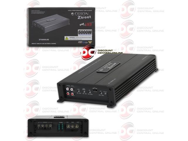 ORION ZT-5000.2S ZT 2-CHANNEL CLASS AB CAR AMP AMPLIFIER 5000W MAX ...