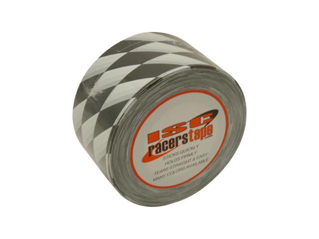 ISC BR-CHECK Checkerboard Barricade Tape: 3 in. x 1000 ft. (Black and ...