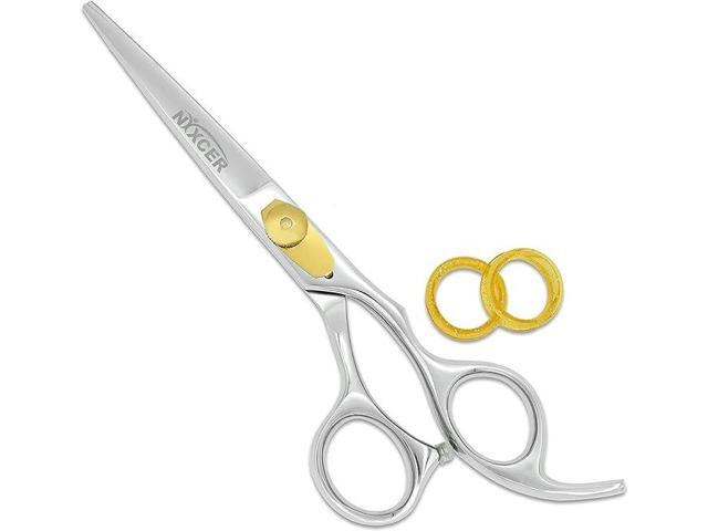 Nixcer Hair Cutting Scissors Sharp Convex Edge Blade Hair Shears Series ...