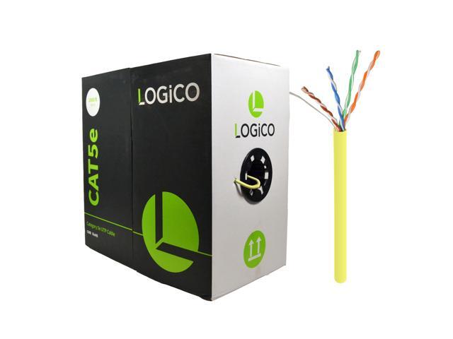 Cat5e UTP 1000ft Bulk Ethernet Network Cable 350 Mhz Copper Riser ...