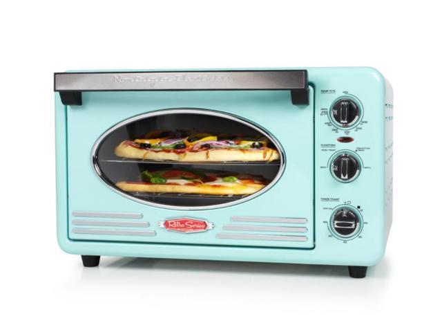 Nostalgia RTOV2AQ Retro 12 Slice 1500 W Countertop Convection Toaster ...