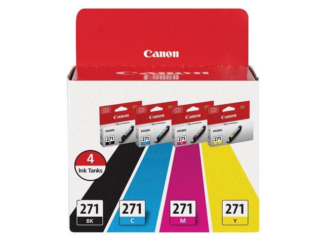 Canon CLI-271 Ink Cartridge - Combo Pack - Black/Cyan/Magenta/Yellow ...