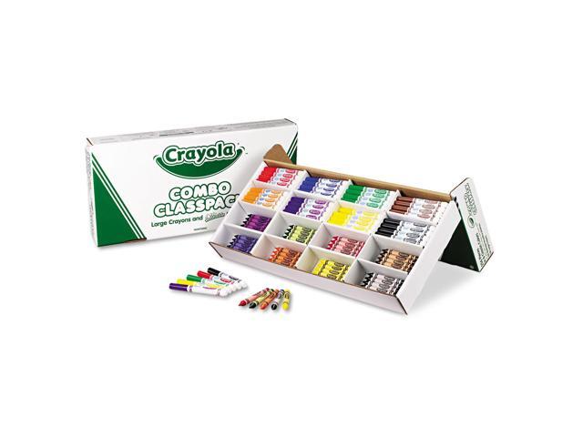 Crayola. 523348 Classpack Crayons w/Markers, 8 Colors, 128 Each Crayons ...