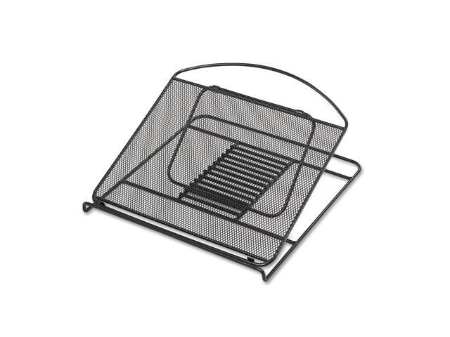 Onyx Adjustable Steel Mesh Laptop Stand, 12 1/4 X 12 1/4 X 1, Black ...