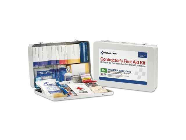 Contractor Ansi Class B First Aid Kit For 50 People, 254 Pieces ...
