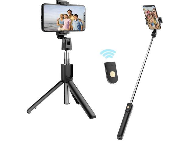 axGear Selfie Stick Tripod Stand with Bluetooth Wireless Remote ...