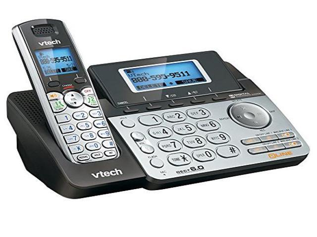 vtech ds6151 2-line cordless phone system for home or small business ...