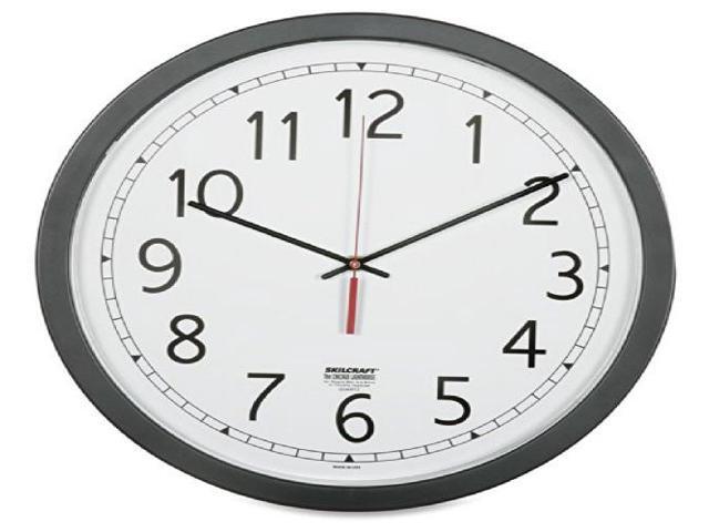SKILCRAFT 16.5" Round Workstation Wall Clocks - Newegg.com