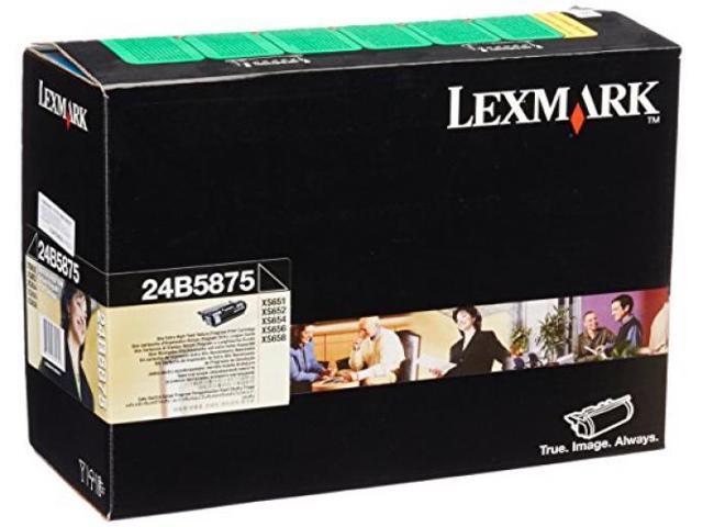Black High Yield Toner Cartridge for Lexmark 24B5875 XS651de MFP ...