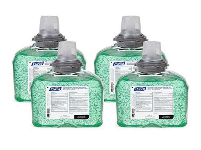 Gojo Industries 5457-04 Gojo Purell Advanced Instant Hand Sanitizer, 4 ...