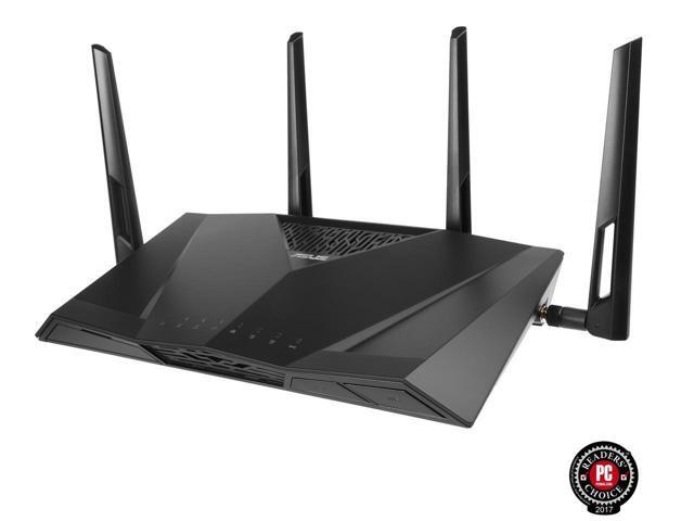Refurbished: ASUS AC3100 4x4 Wireless Dual-Band 4-Port Gigabit Gaming ...