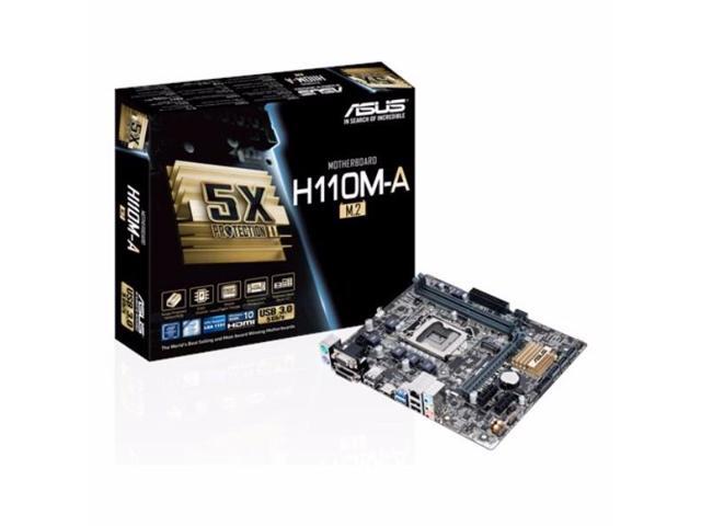 ASUS H110M-A/M.2 (90MB0R60-M0EAY0) Micro ATX Intel Motherboard - Newegg.com