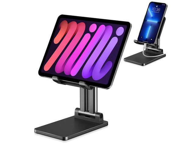 Cell Phone Stand, Adjustable Height and Angle iPhone Stand for Desk ...