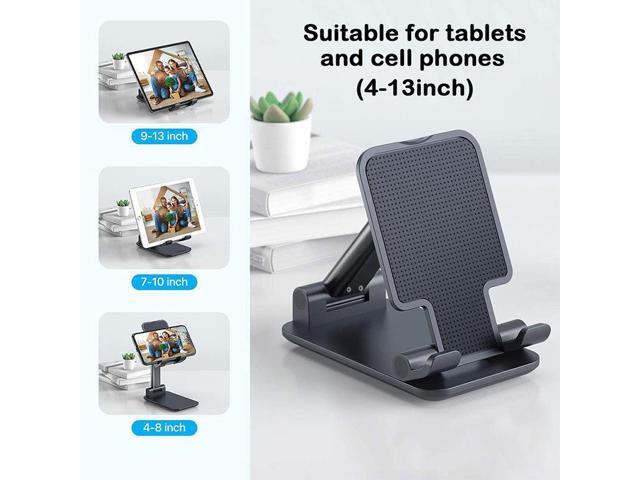Upgraded T9 Desktop Cell Phone Stand, Adjustable Height and Angle ...