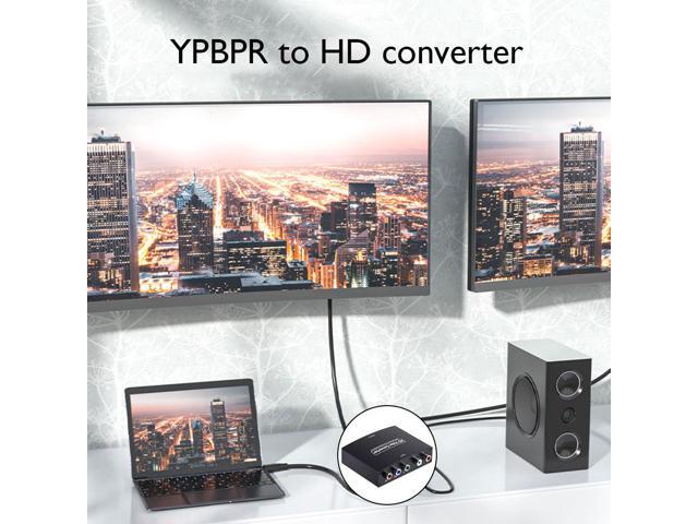 YPbPr RGB To HD Converter Component YPbPr To HD Adapter Supports 1080P ...